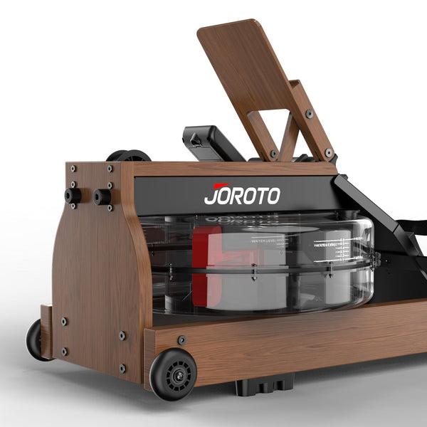 JOROTO MR280PRO Water Rower: FSC-Certified Oak, Foldable & Quiet for Home