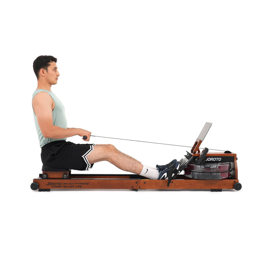 JOROTO MR280PRO Water Rower: FSC-Certified Oak, Foldable & Quiet for Home